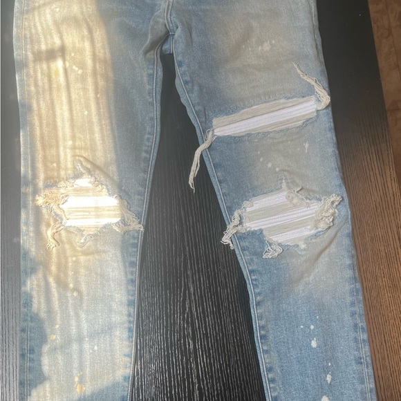 AMIRI | Jeans | Amiri Light Blue Denim Jeans | Poshmark